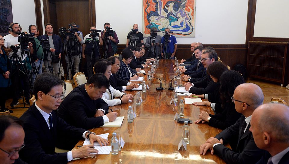 Meeting with the member of the Politburo of the Communist Party of ...