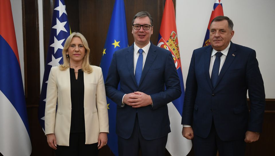 Sastanak sa novoizabranim srpskim članom Predsedništva Bosne i Hercegovine i novoizabranim ...