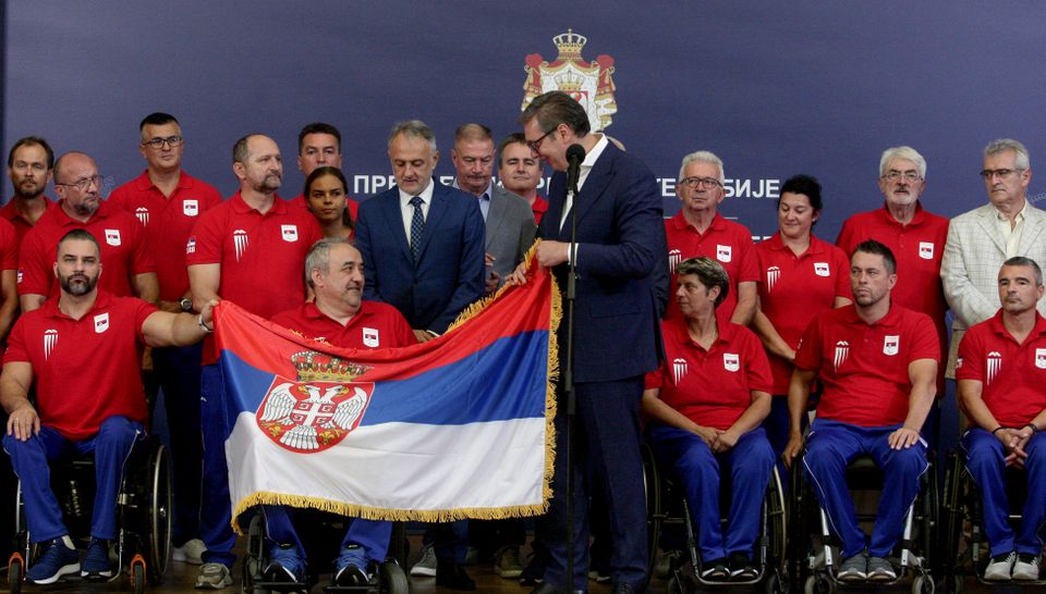 Пријем за спортисте и чланове Параолимпијског тима Србије | Председник ...
