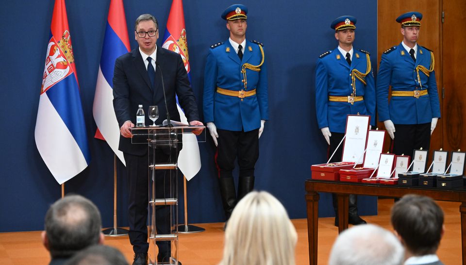 Церемонија одликовања поводом Дана српског јединства, слободе и ...